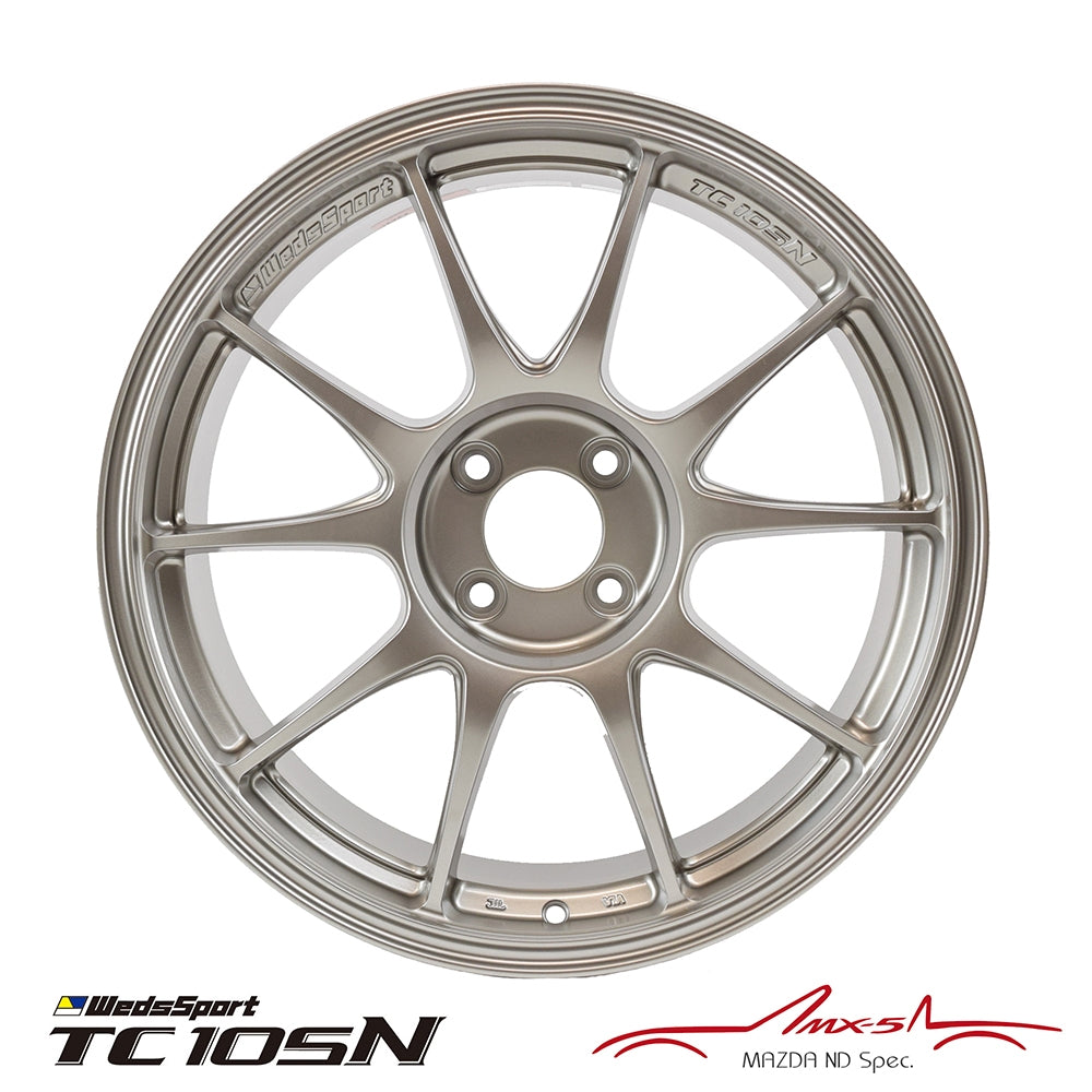 WedSport TC105N 17x8 +30 4x100 ND Miata Spec Wheels – MiataSpeed