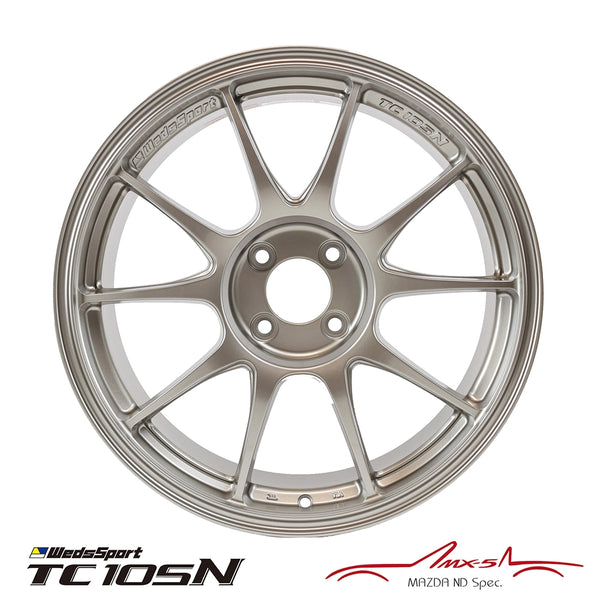 WedSport TC105N 17x8 +30 4x100 ND Miata Spec Wheels – MiataSpeed